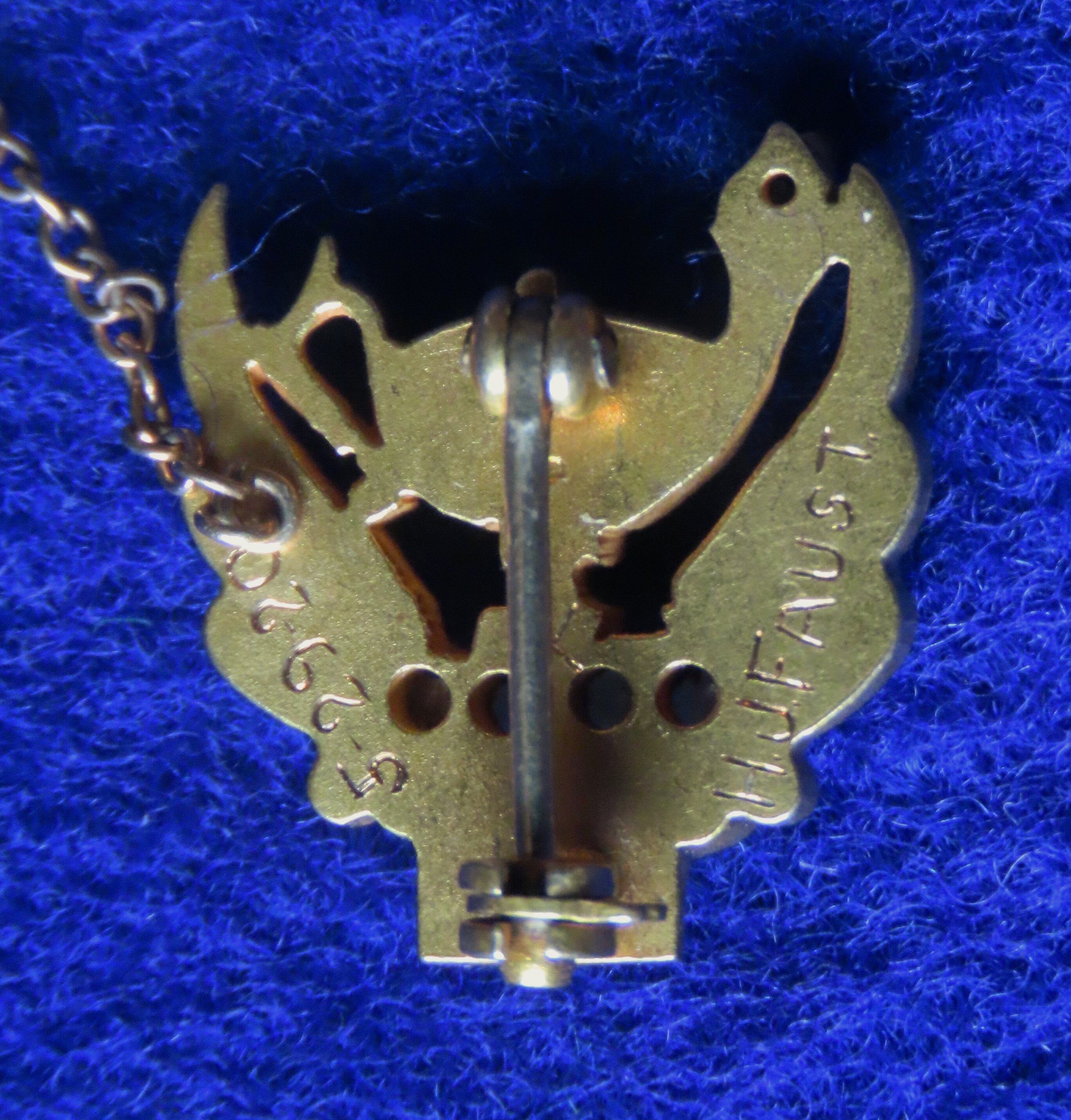 1920 Delta Zeta Chi Chapter Sorority Pin With Chain and - Etsy