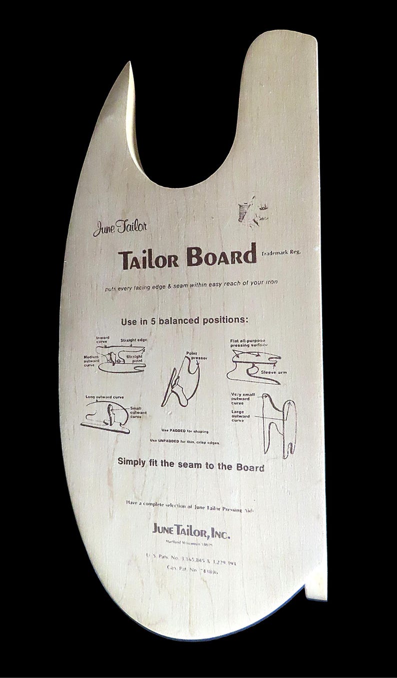 Vintage June Tailor - Wooden Tailor Board - Trademarked and Patented - Etsy
