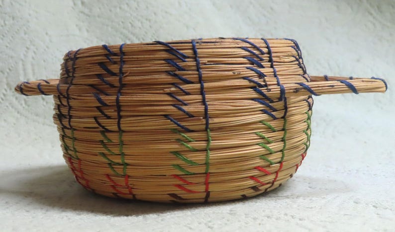 1980's Handmade Seminole Native American Basket - Etsy