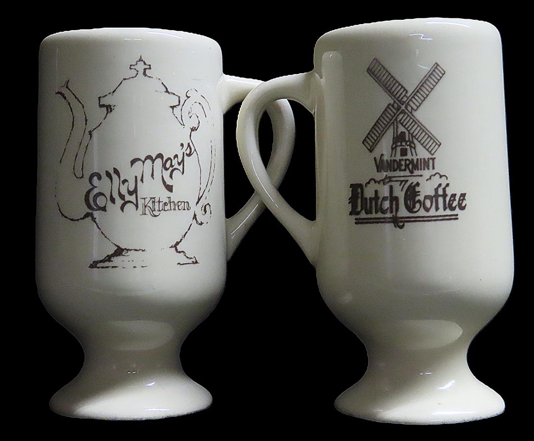 Vintage Vandermint Dutch Coffee Mugs – Elly May's Kitchen, Denver - Set ...
