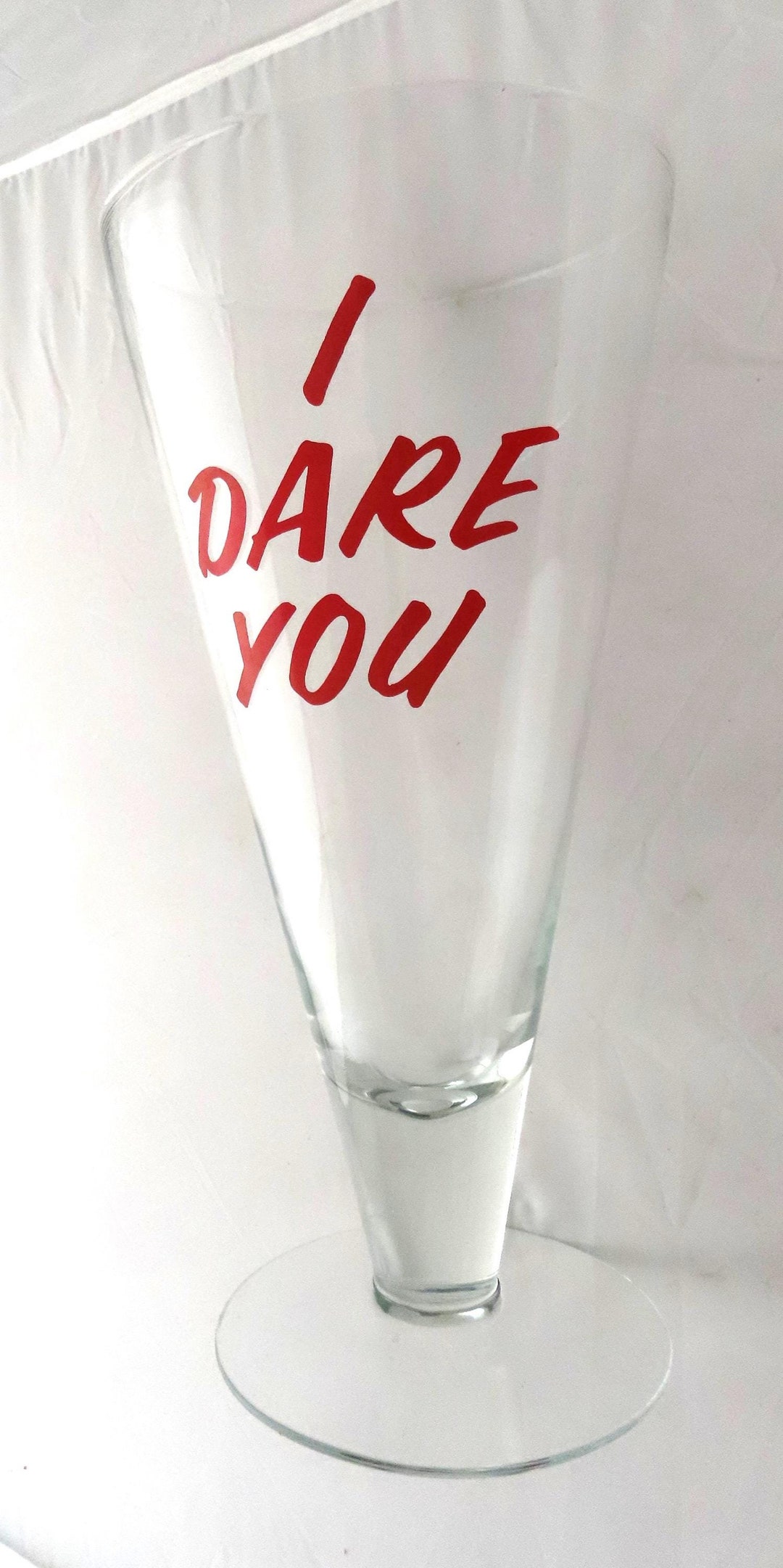 Extra-large "i Dare You" Novelty Beer Glass - Etsy