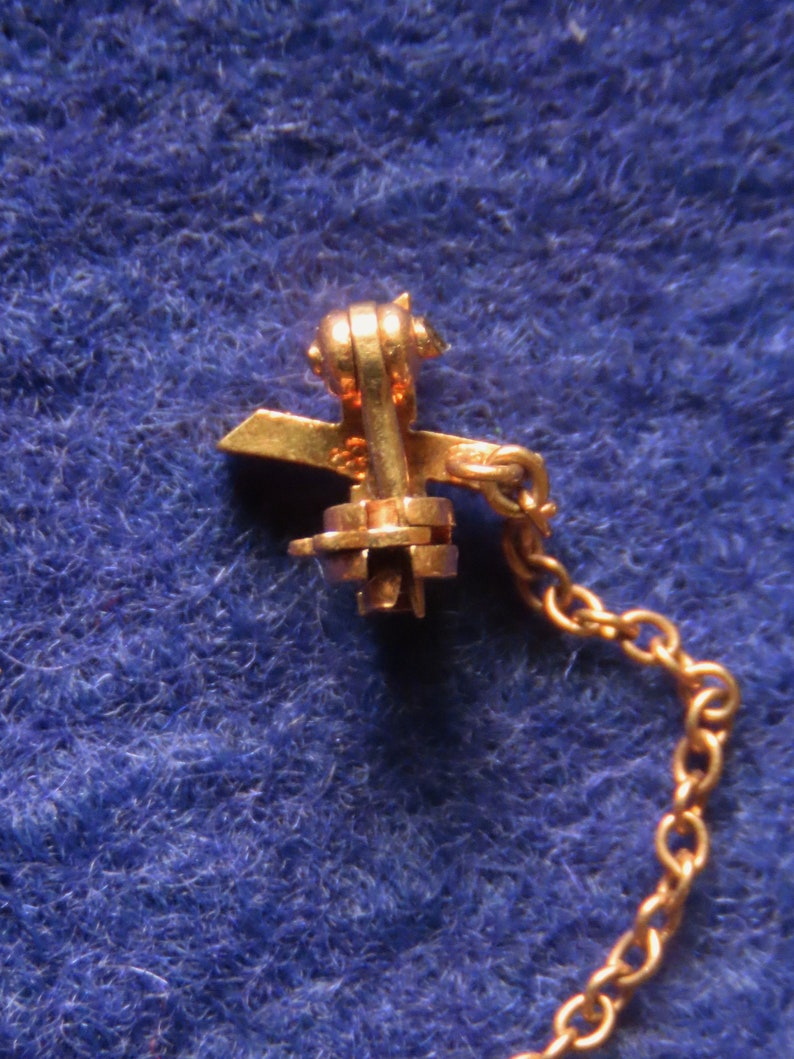 1920 Delta Zeta Chi Chapter Sorority Pin With Chain and | Etsy