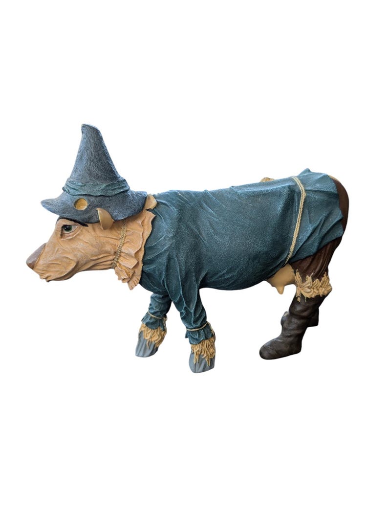 Scarecrow Cow, Wizard of Oz Cow Parade - Etsy