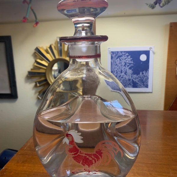 Rooster Decanter - Etsy