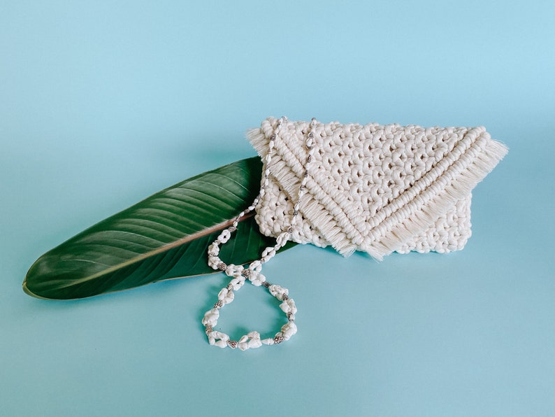 Boho Macrame Clutch Multiple Colors Available Cotton Purse | Etsy