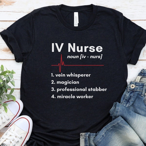 Vascular Access Nurse Tshirt - Etsy
