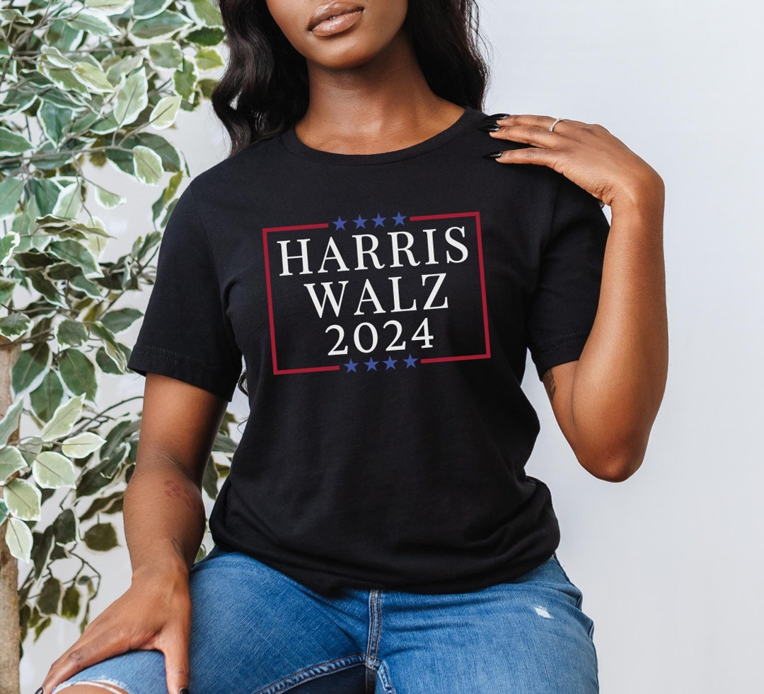 Kamala Harris 2024 Shirt, Harris Walz T-shirt, US Election Vote Blue ...