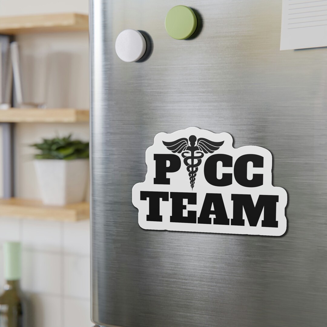 PICC Team Magnet, IV Team Nurse Sticker, RN Sticker Magnet for Work ...