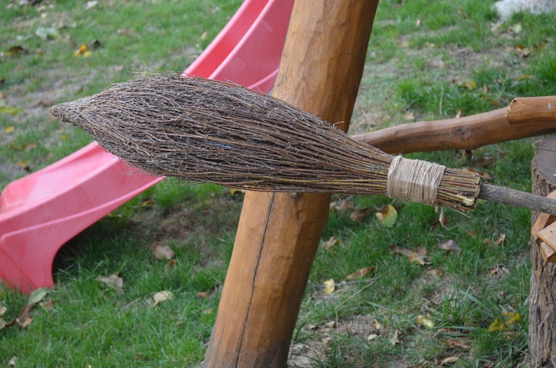 Wizard Broom Natural Witches Broom Broomstick Masquerade | Etsy