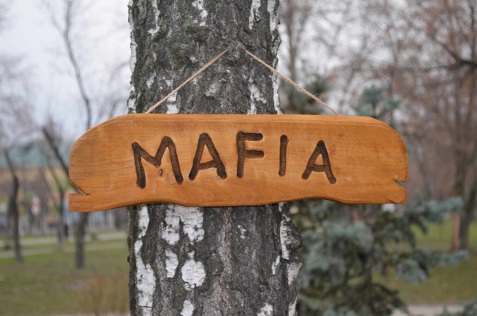 Wooden Sign MAFIA Rustic Wooden Sign Decor Rustic Wooden - Etsy