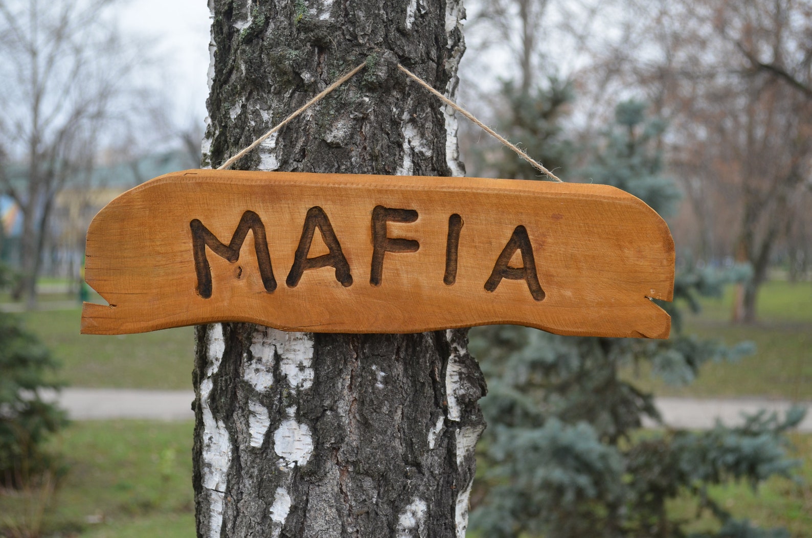 Wooden Sign MAFIA Rustic Wooden Sign Decor Rustic Wooden - Etsy