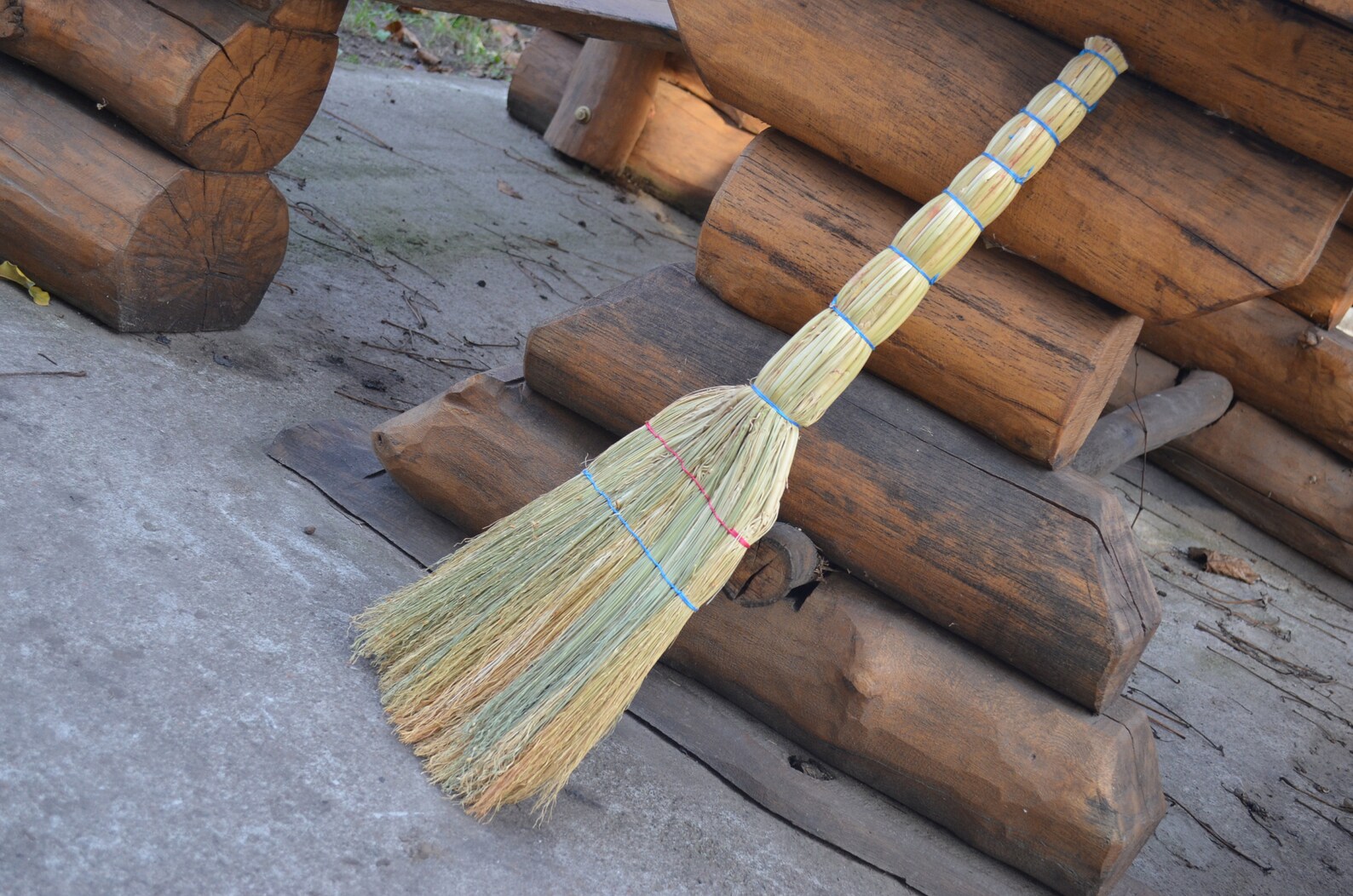 Kitchen Broom Handmade Rustic Broom From Sorghum - Etsy