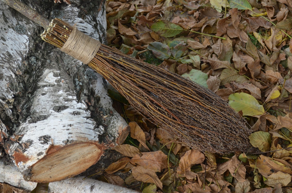 Wizard Broom Natural Witches Broom Broomstick Masquerade | Etsy