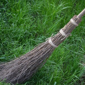 Pagan Besom Broom Natural Witch Broom Wiccan Wedding Broom Witches ...