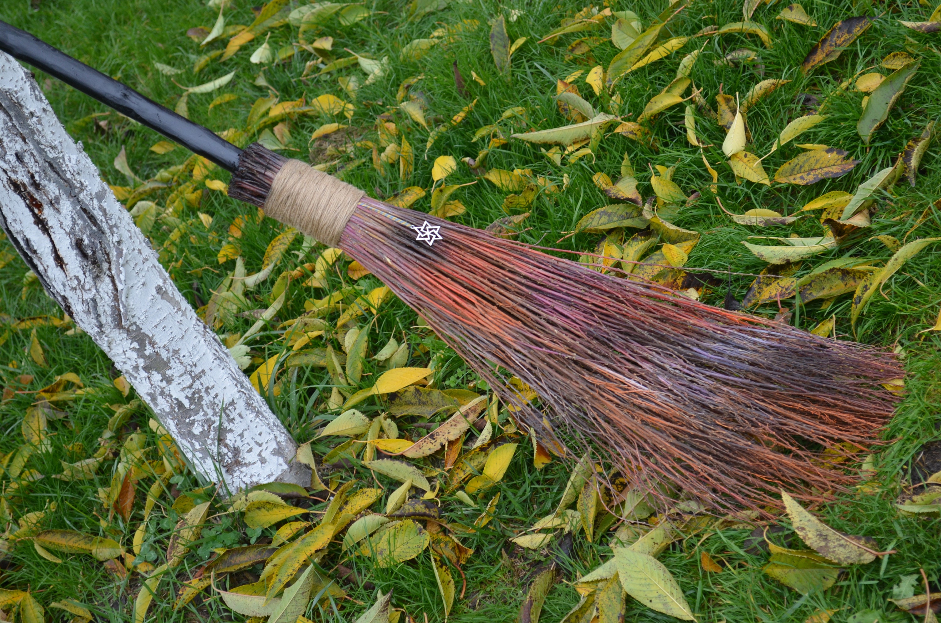 Witch's Huge Broom Rustic Wedding Decor Broom Wiccan | Etsy