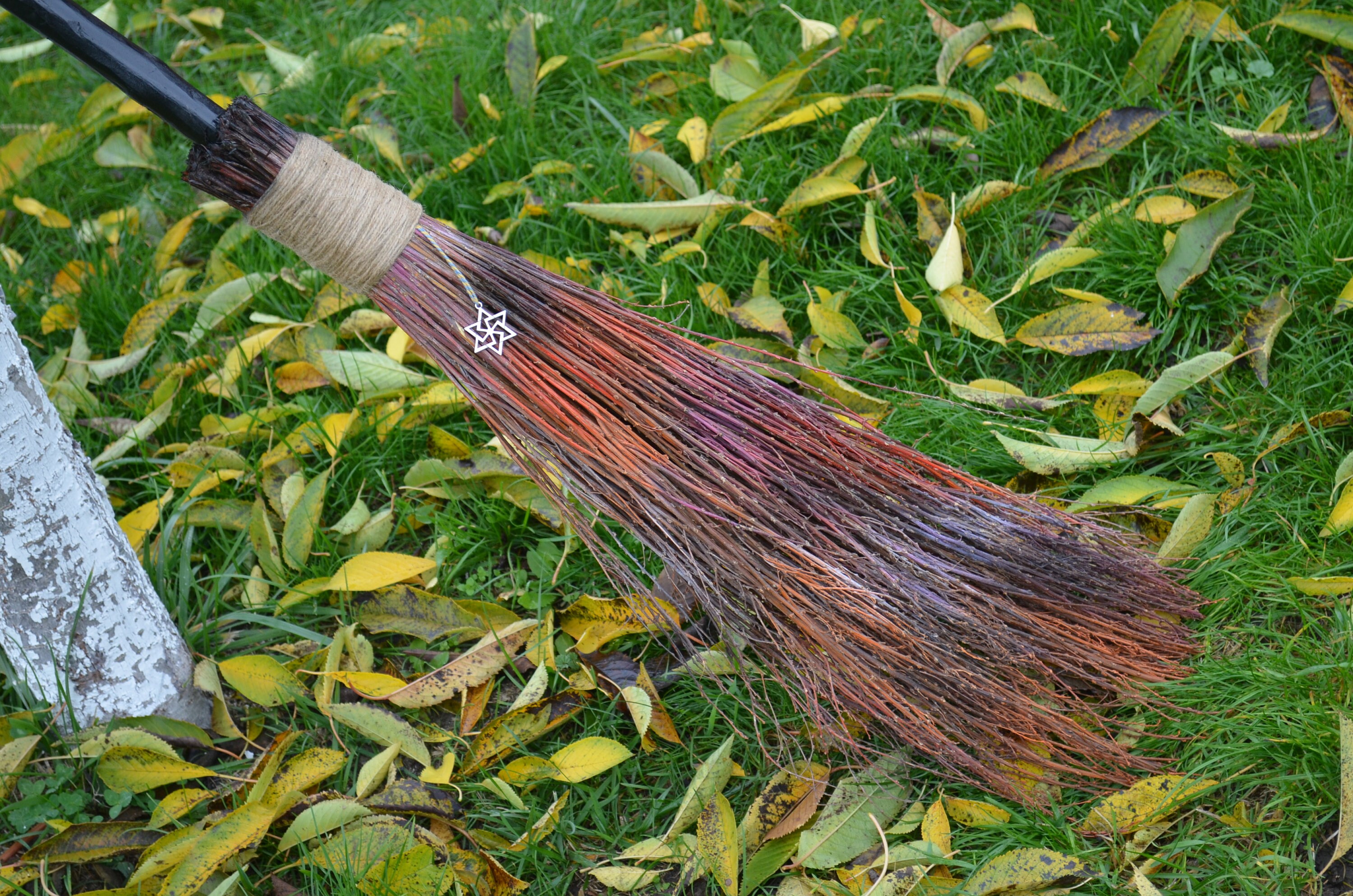 Witch's Huge Broom Rustic Wedding Decor Broom Wiccan | Etsy