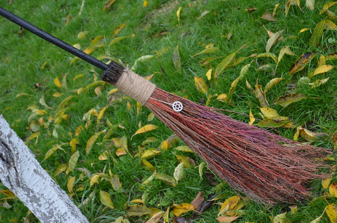 Witches Broom Full Size From Ukraine Witch Broom Witch's Broom Old ...