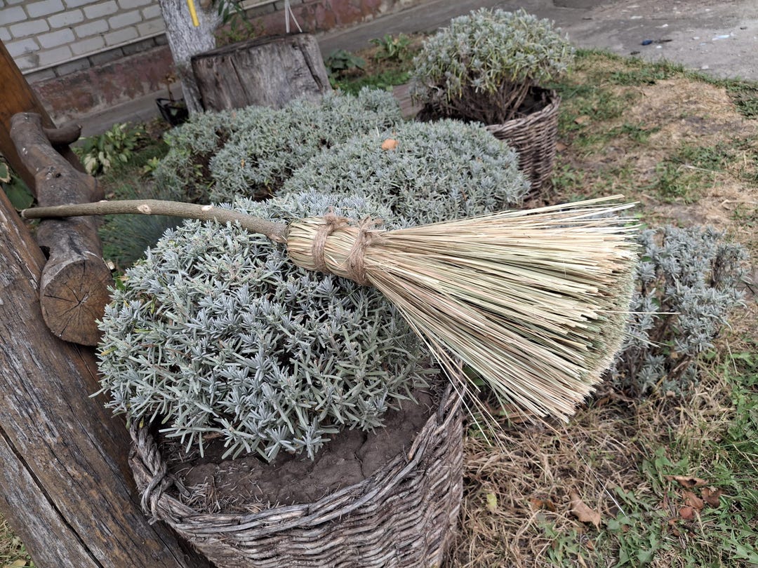Witches Broom Natural 38 Inches Medieval Witch Broom, Besom Ceremonial ...