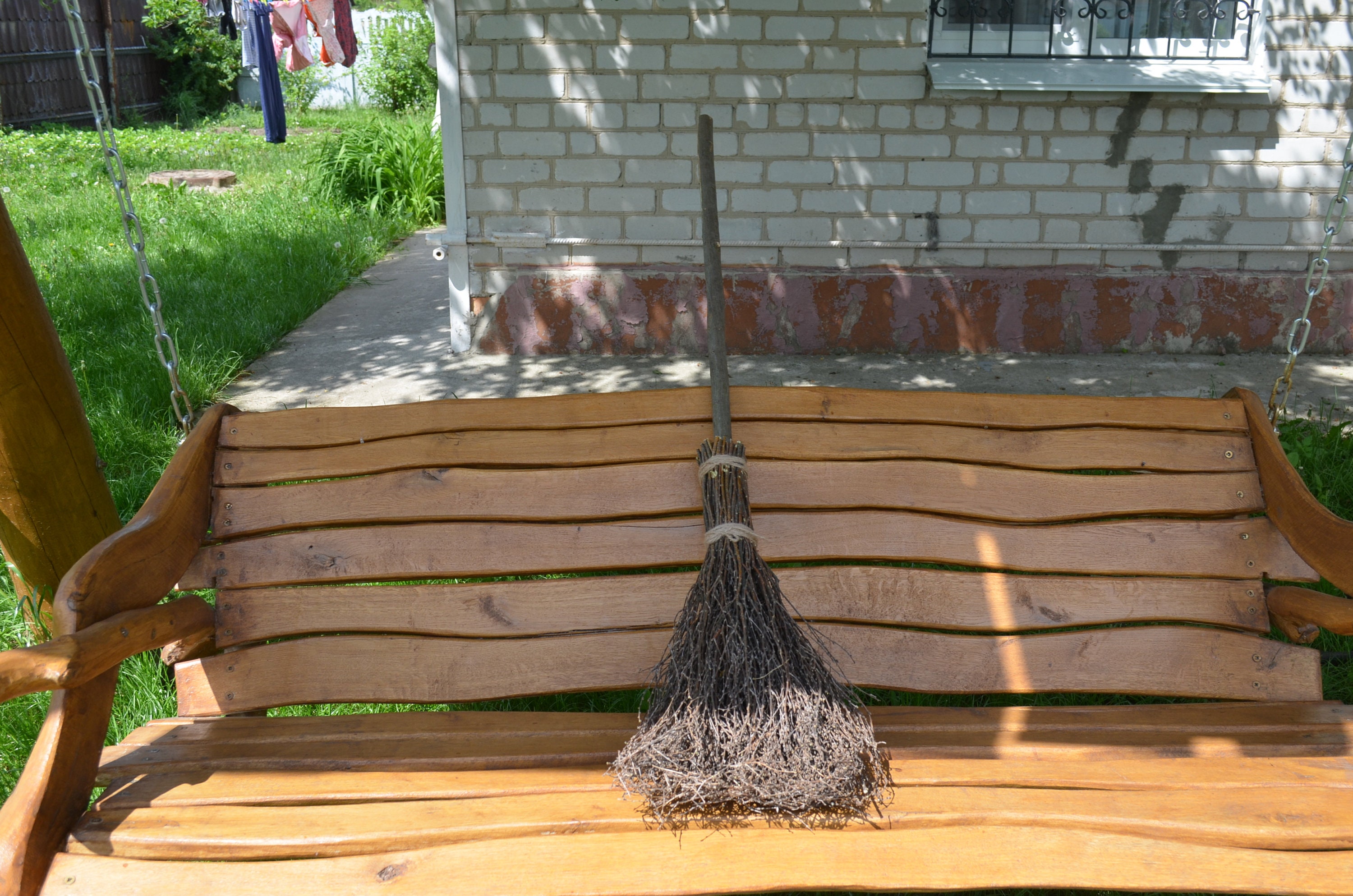 Nature Witch Broom Evil Spirits Broom Halloween Broom Rustic Pagan ...