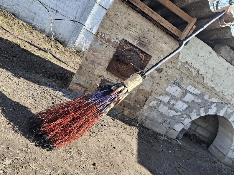 Handmade Pagan Besom Broom - Embrace Nature's Magic for Your Rustic ...