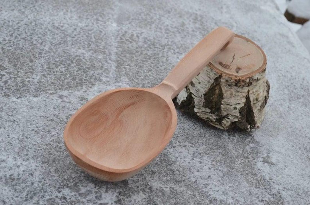 Scandinavian Spoons Carved Goblet Wooden Sauna Ladle Wooden Carved ...