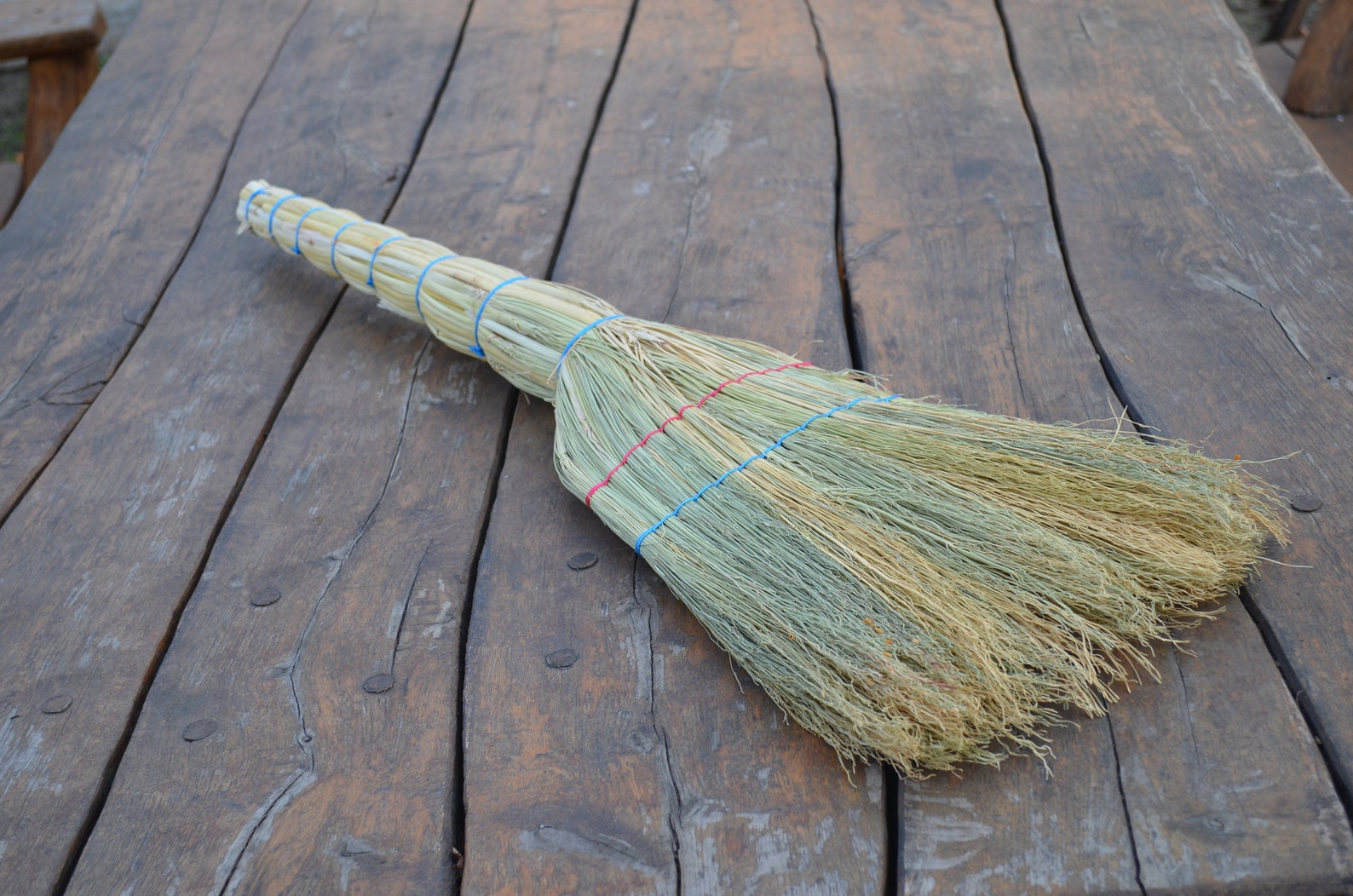 Kitchen Broom Handmade Rustic Broom From Sorghum - Etsy
