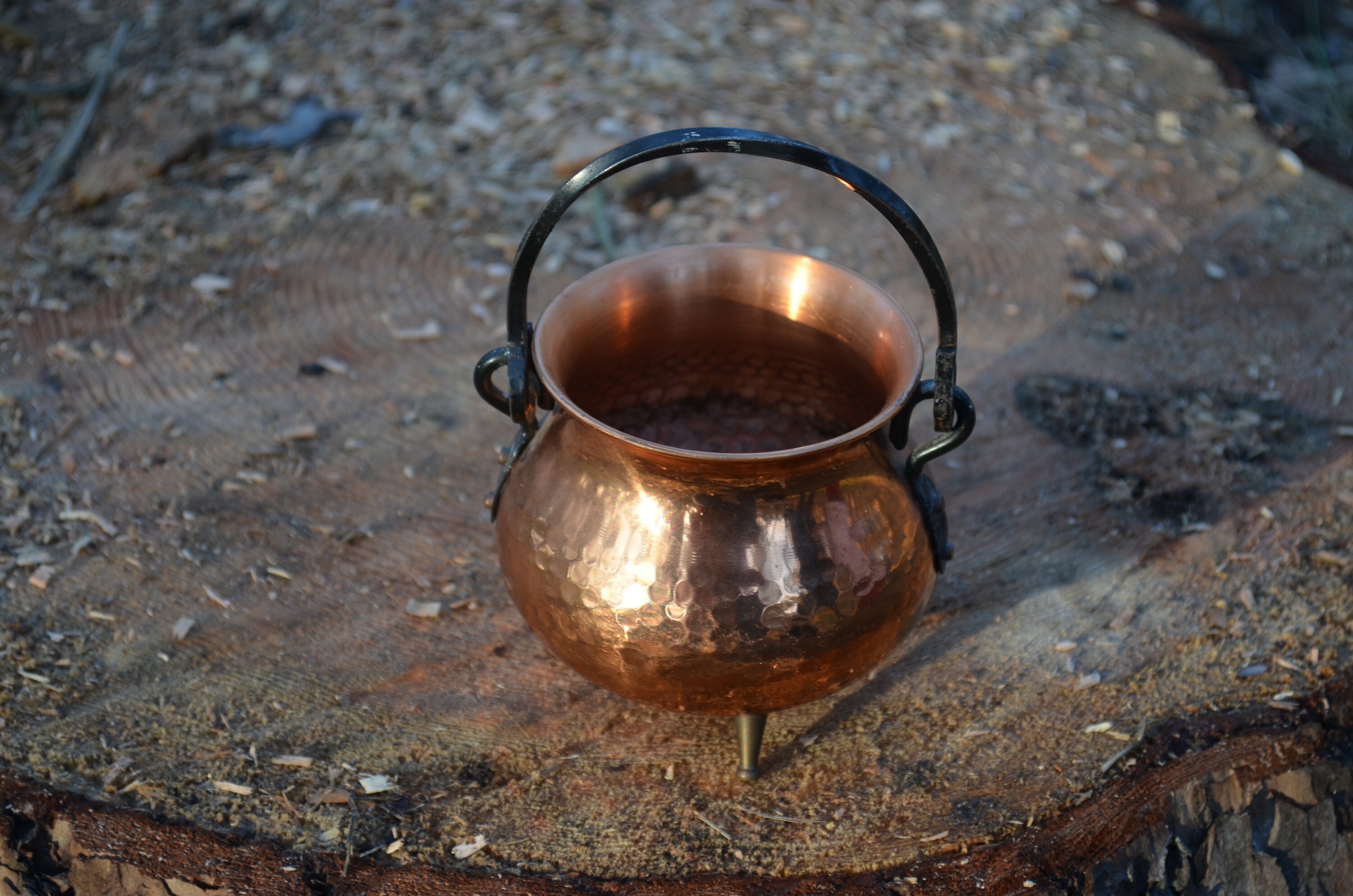 Vintage Mini Cauldron Witch Antique Copper Cauldron Mini | Etsy