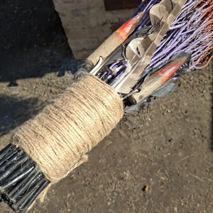 Handmade Pagan Besom Broom - Embrace Nature's Magic for Your Rustic ...