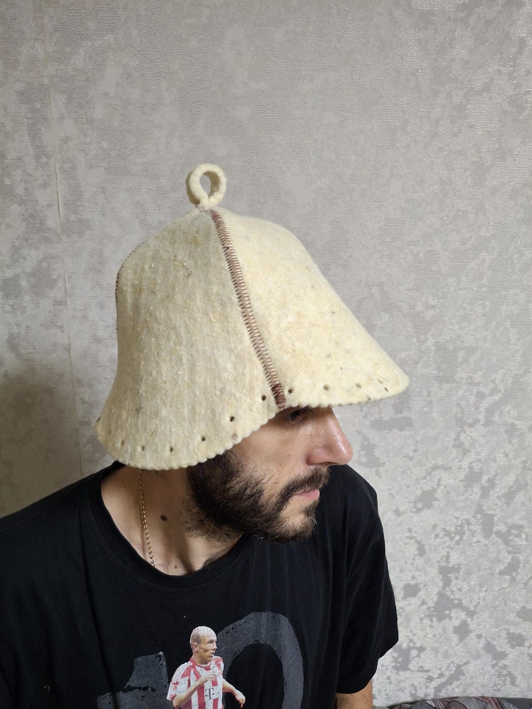 Sauna Hat Gift Custom Sauna Hat Finnish Sauna Hat Wool Sauna Hat Felt ...