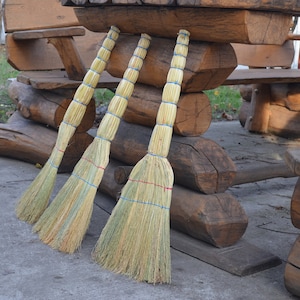 Kitchen Broom Handmade , Rustic Broom From Sorghum , Housewarming ...