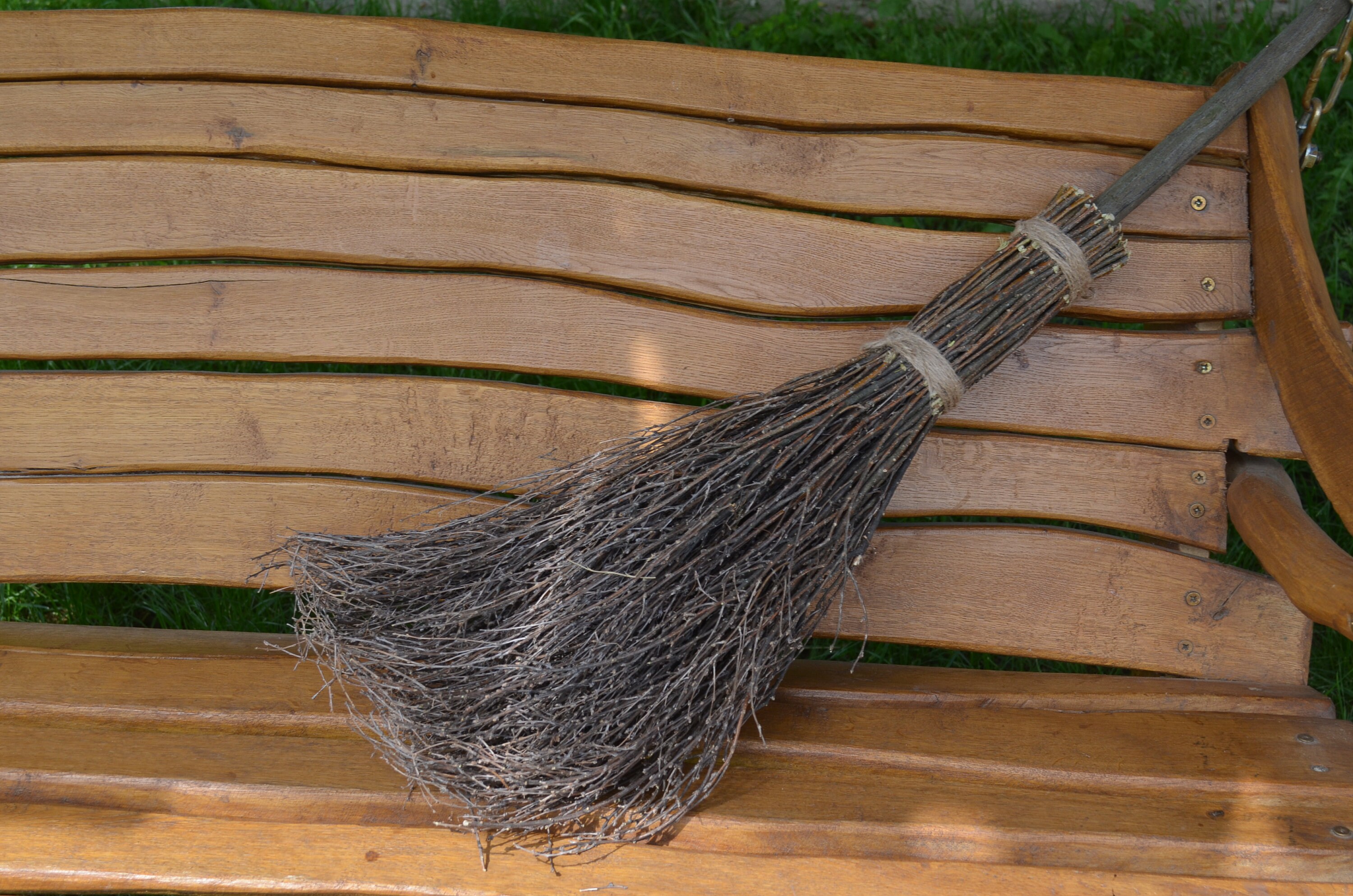 Nature Witch Broom Evil Spirits Broom Halloween Broom Rustic Pagan ...