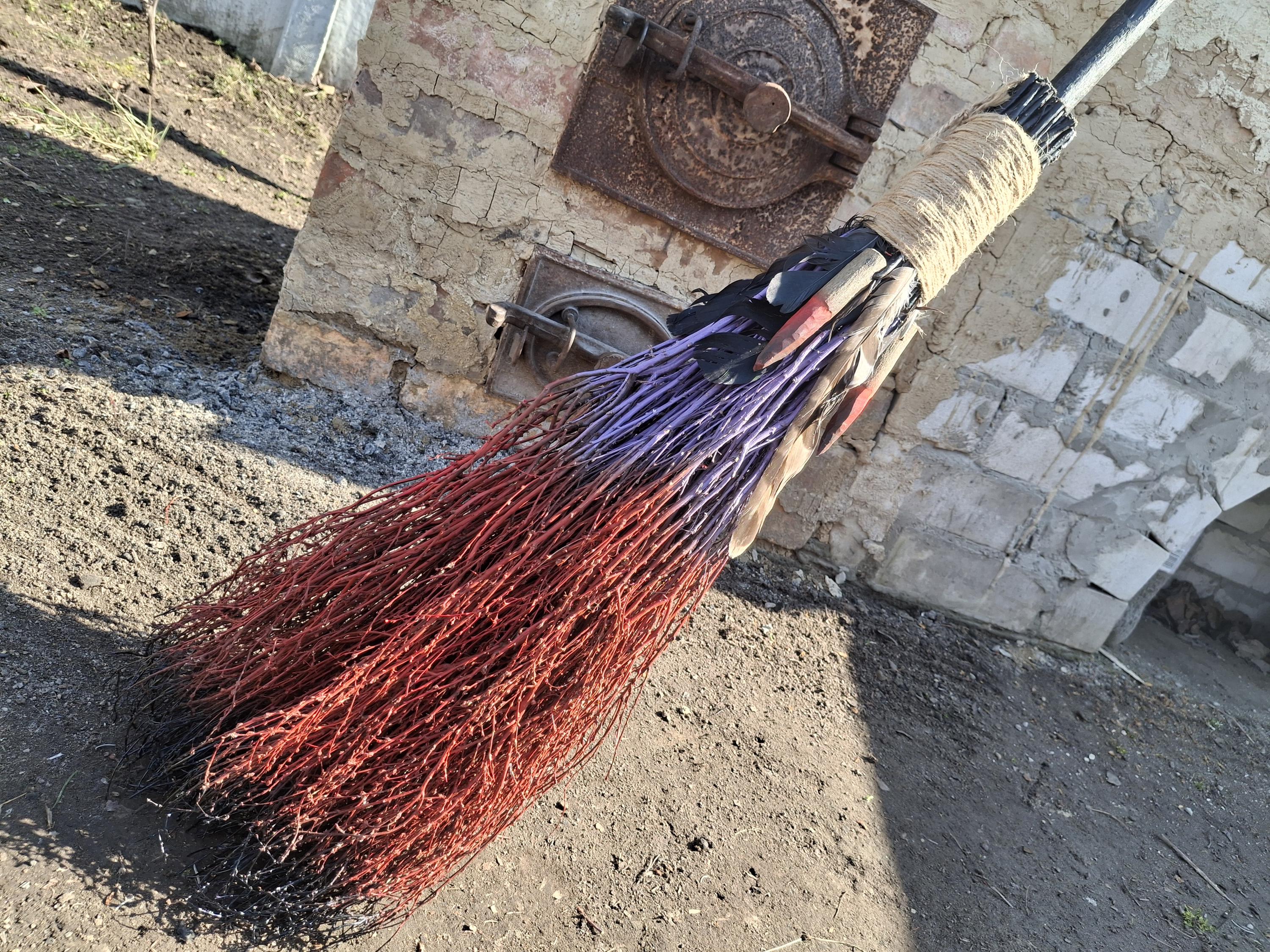 Handmade Pagan Besom Broom - Embrace Nature's Magic for Your Rustic ...