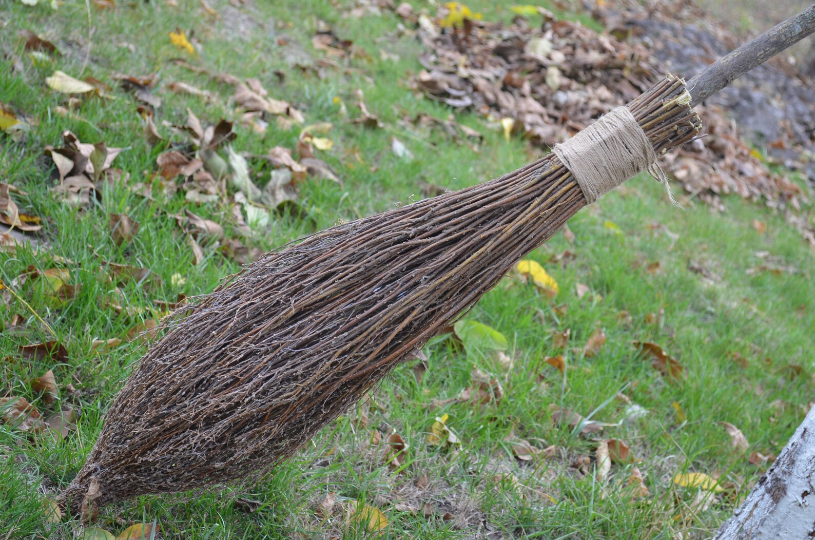 Wizard Broom Natural Witches Broom Broomstick Masquerade | Etsy
