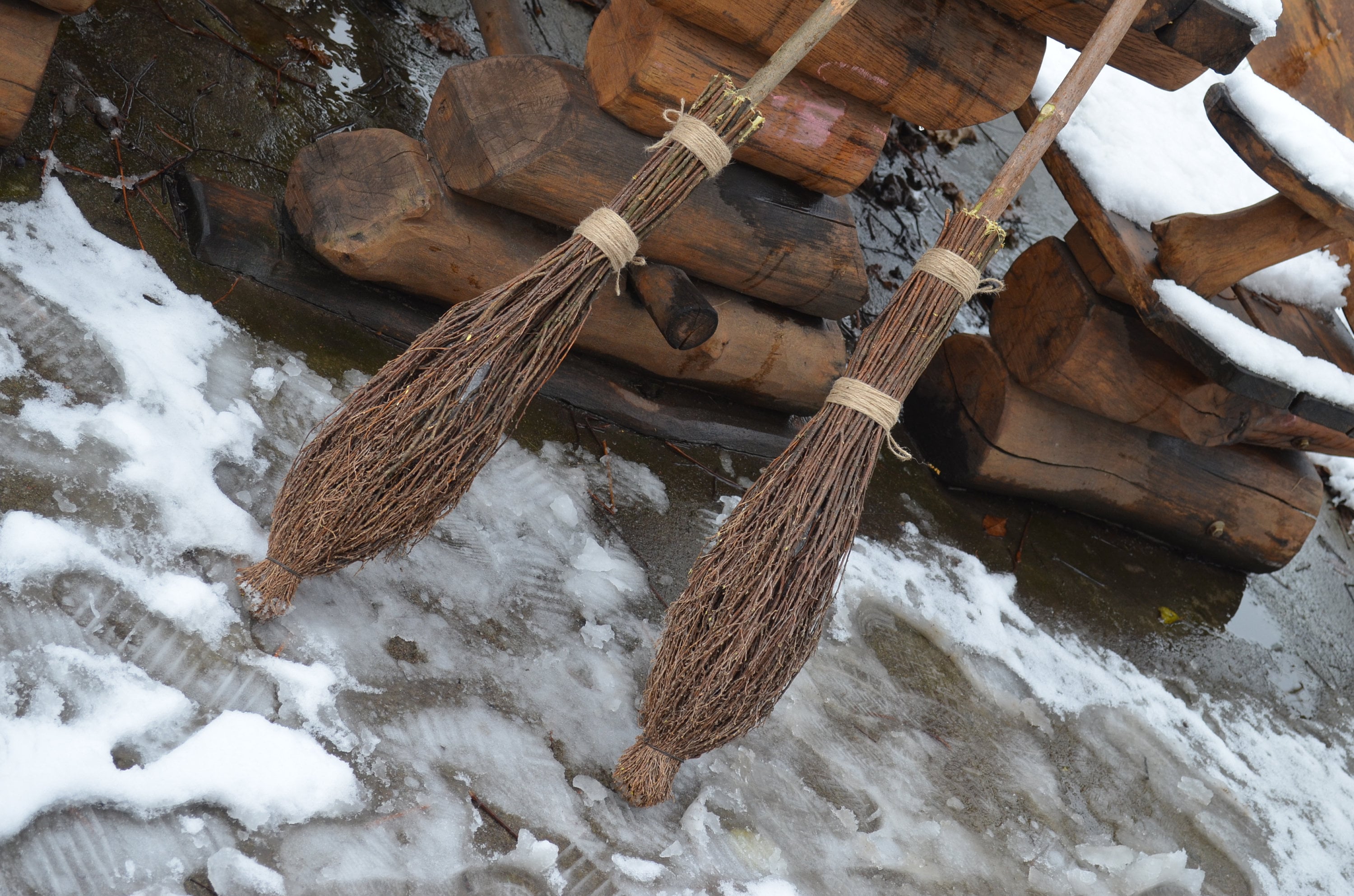 Wizard Broom Halloween Broom/natural Witches Broom - Etsy