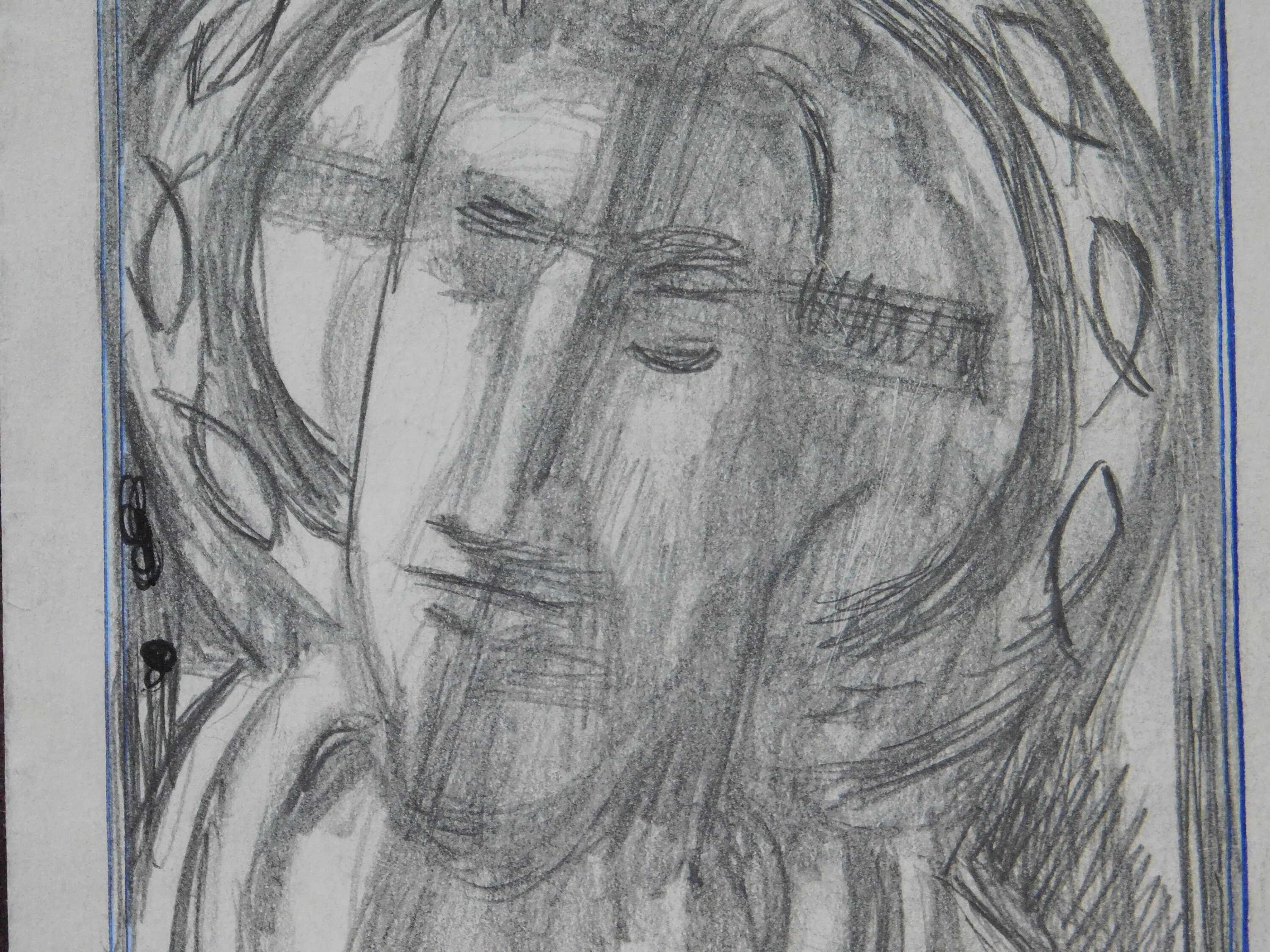Jesus Art. Jesus Drawing. Hymnal Art. Church Service Art. Church Art ...