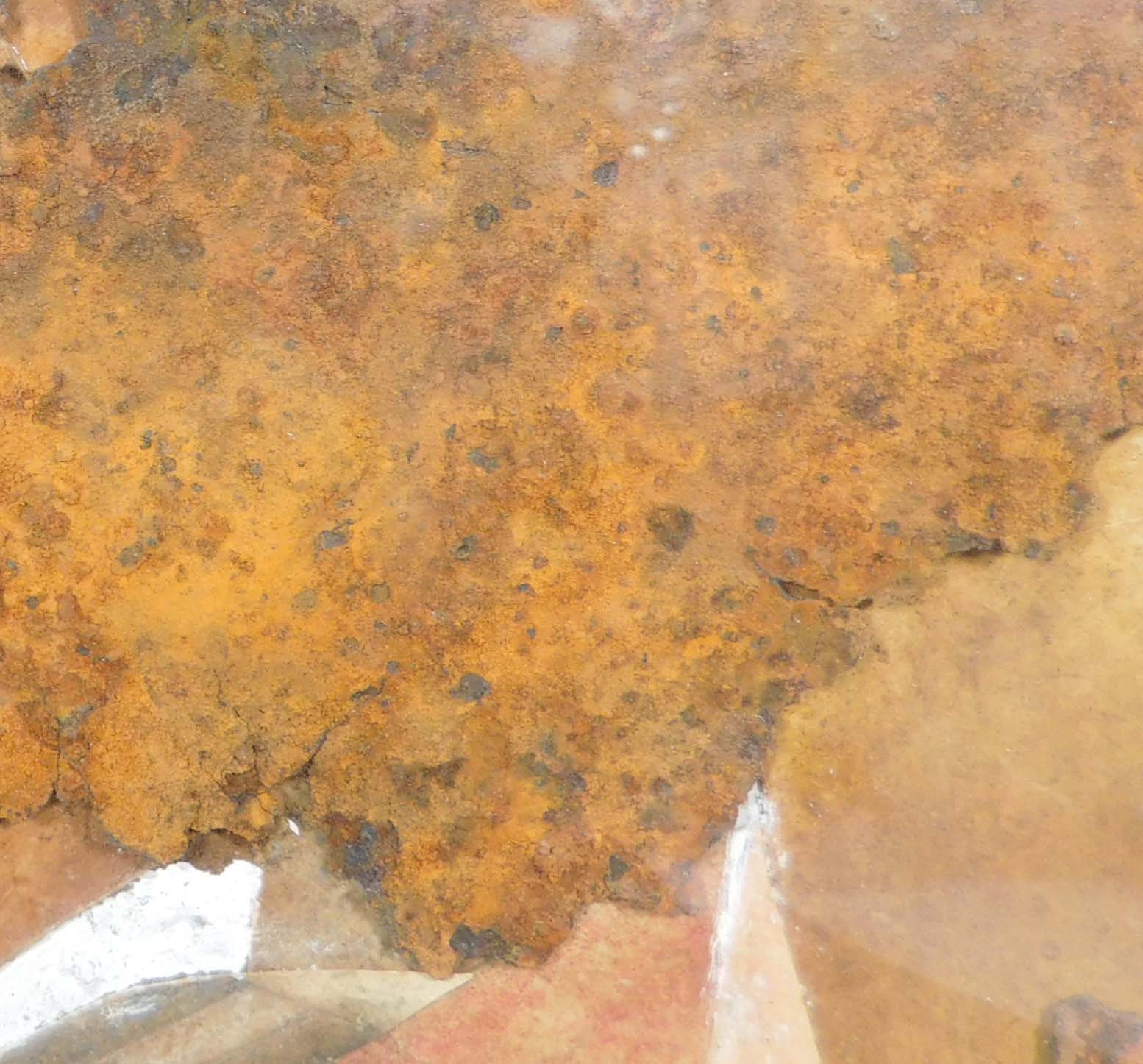Rust Collage Art. Odd Art. Rust Abstract Art. Rust Art. Office Wall Art ...