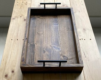 Rustic Wood Tray | Etsy