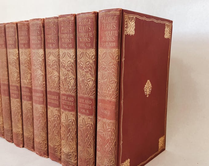 George Eliot’s Complete Works Book Set - Etsy
