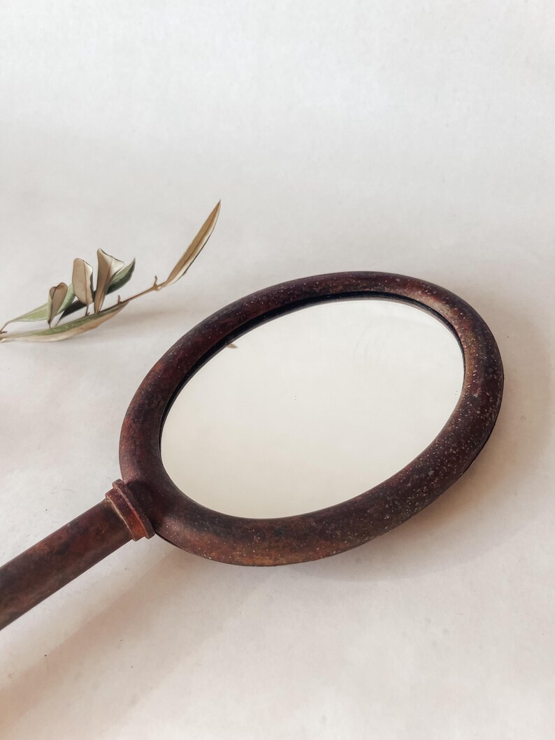 Antique Victorian Vanity Hand Mirror - Etsy