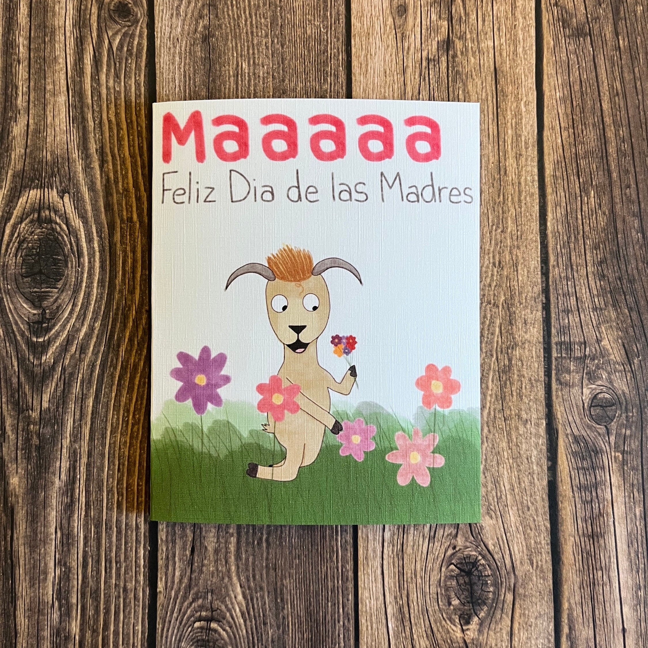 Spanish Mother's Day Card- Maaaaa, Feliz Dia De Las Madres - Etsy