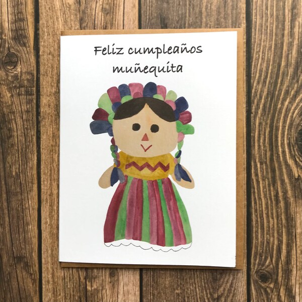 Spanish Birthday Card - Etsy