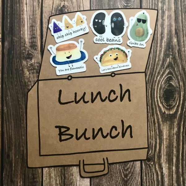 Funny Lunch Sticker - Etsy