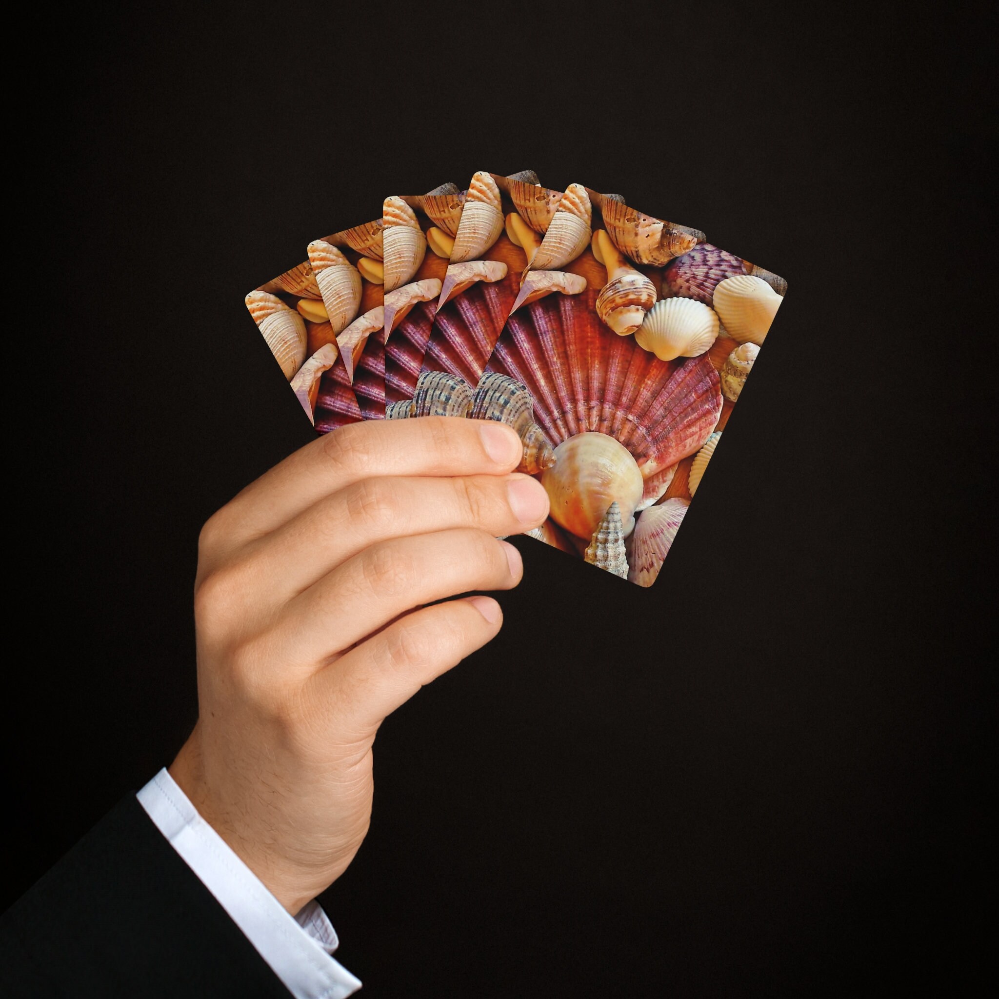 Sea Shell Galore Poker Cards - Etsy