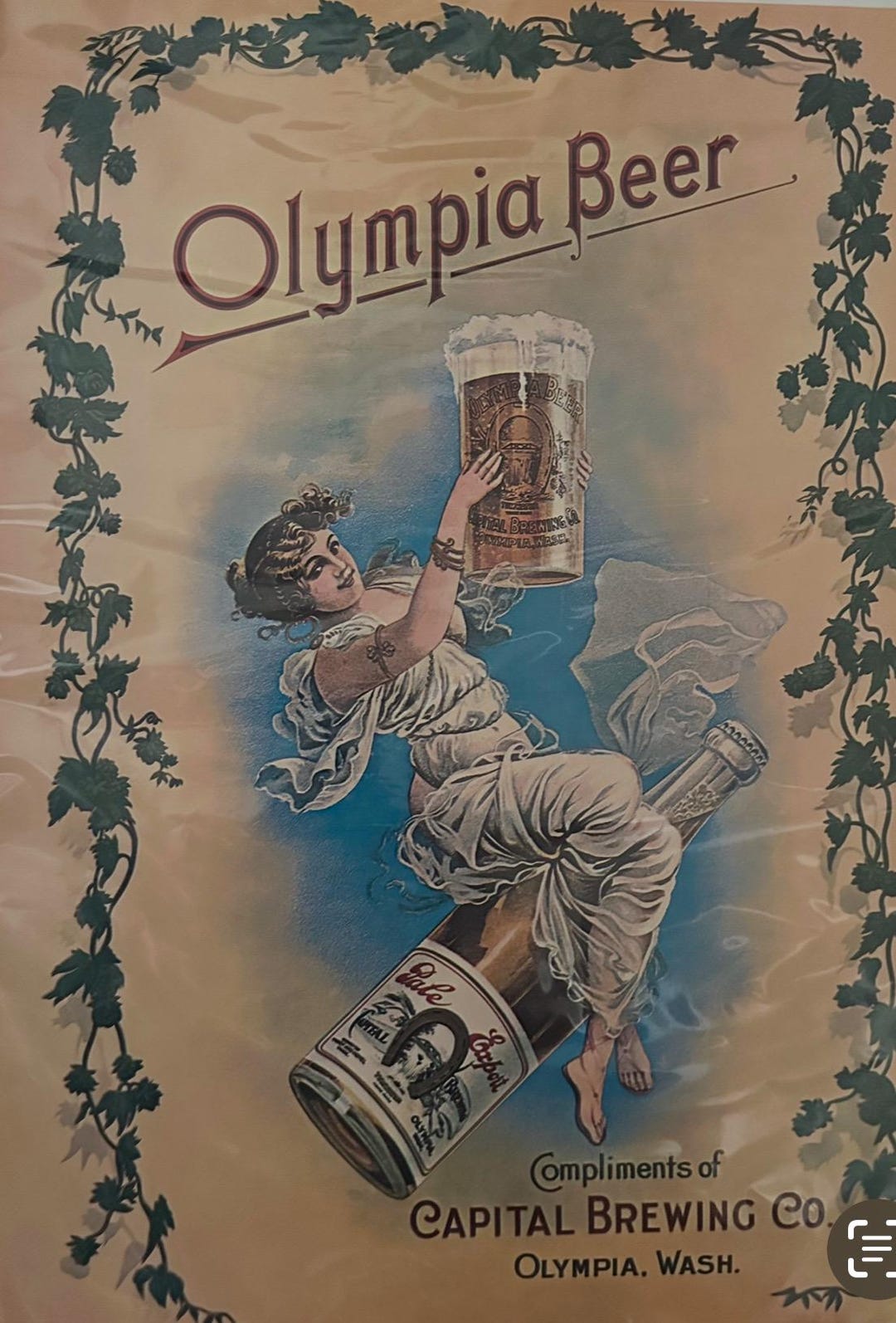 Olympia Beer Poster - Etsy