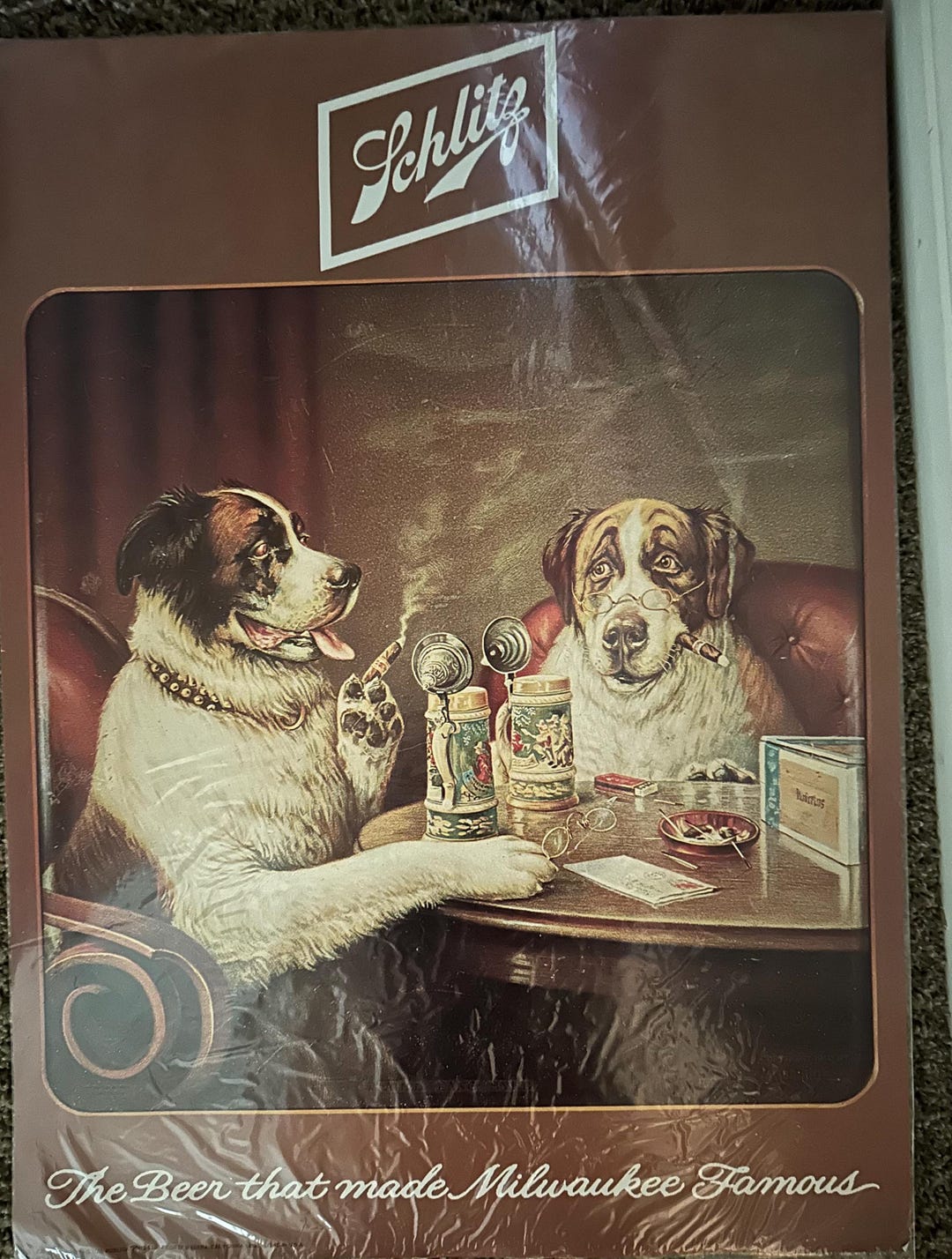 Schlitz Beer Poster 70’s Era - Etsy