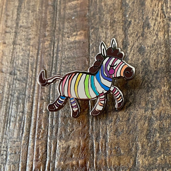 Rainbow Zebra - Etsy