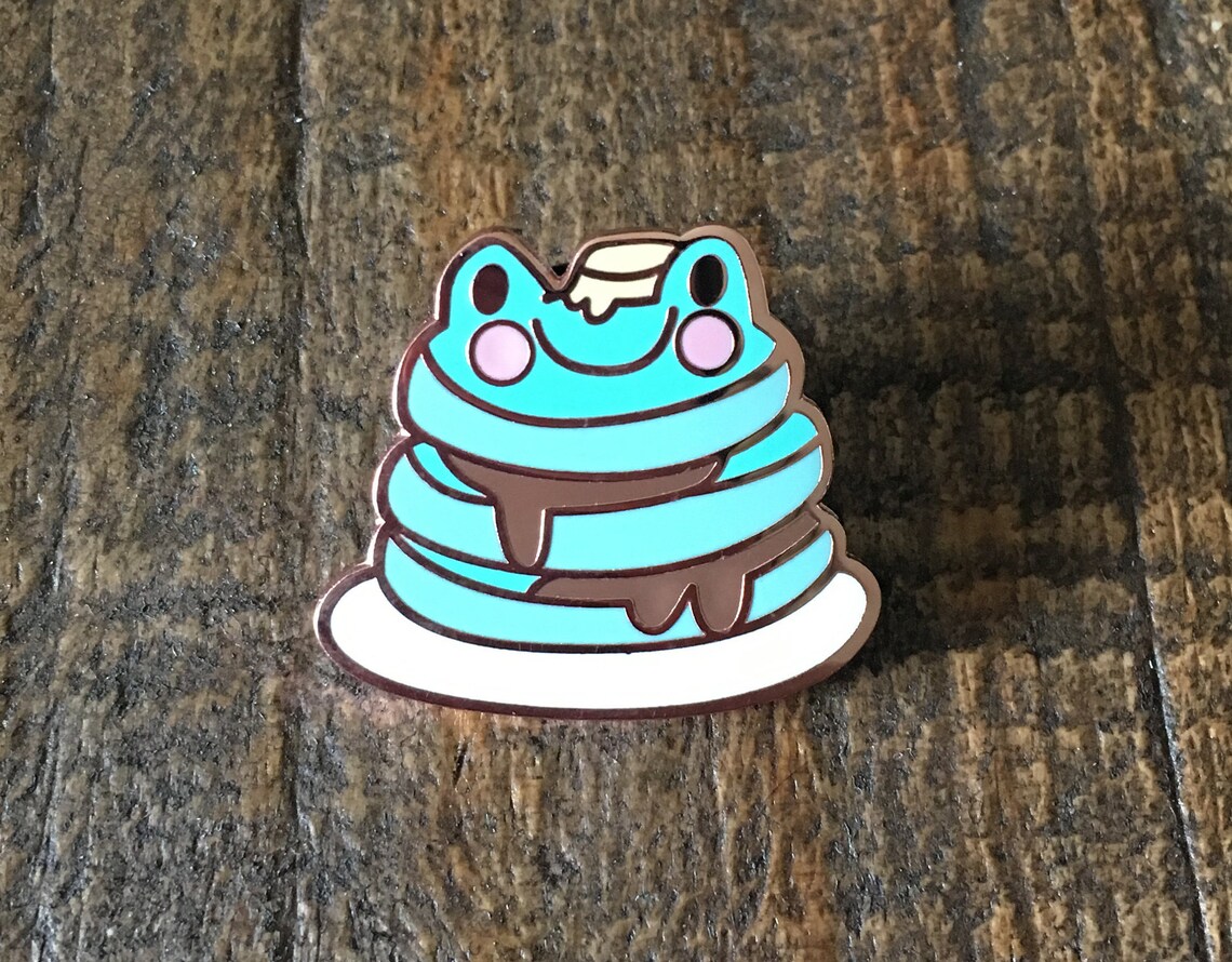 Frog Pancakes Pin - Etsy