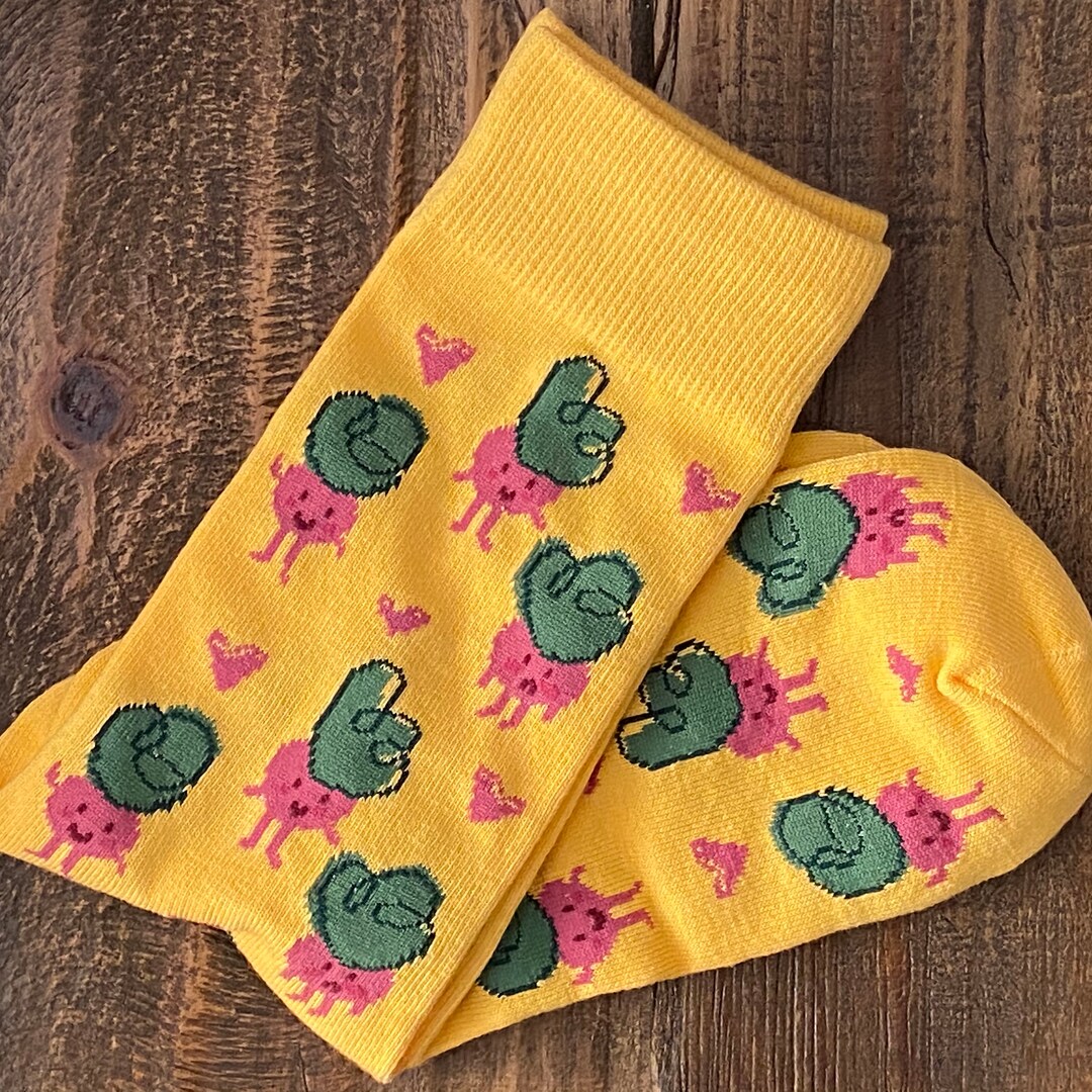 Socks - Radish (dark) - Etsy