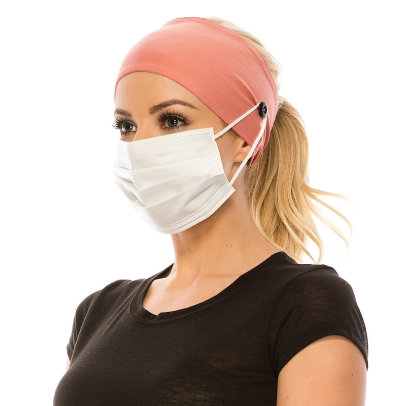 Mask Holder Headband - Etsy