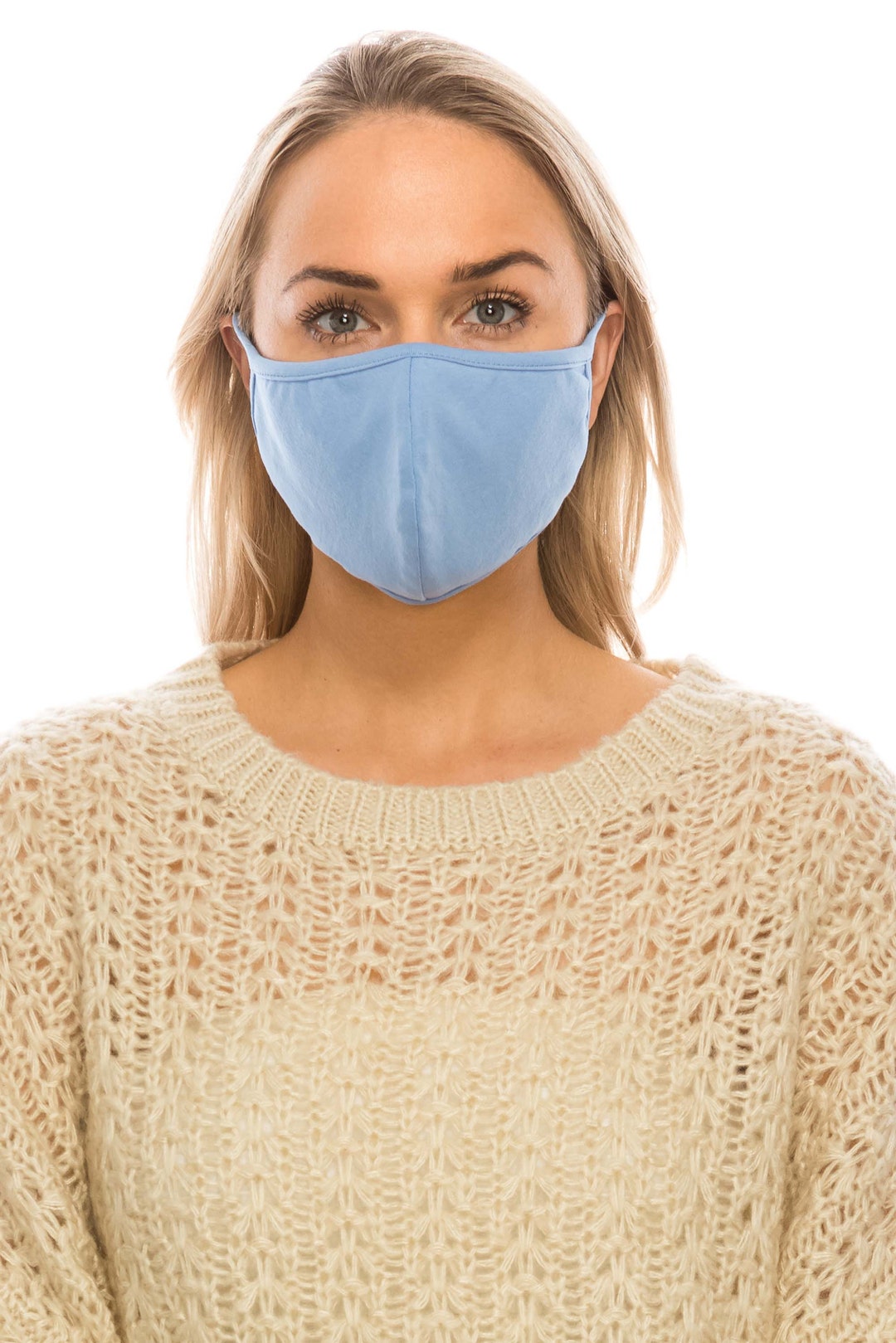 Cotton Face Mask for Men Women | Double Layer Cloth Face Cover ...